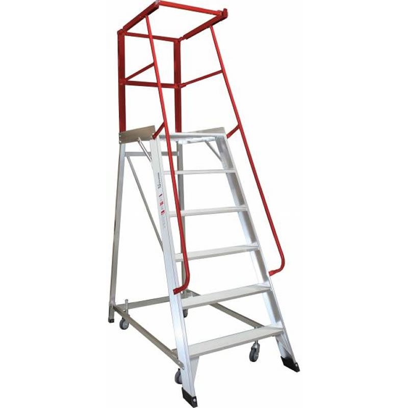 6 Step Order Picking Ladder | Equipment warehouse | Material Handling ...