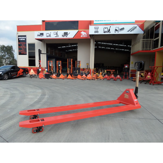 2.4m Extra Long Pallet Jack | Pallet Jack | Pallet Truck | Long Pallet ...