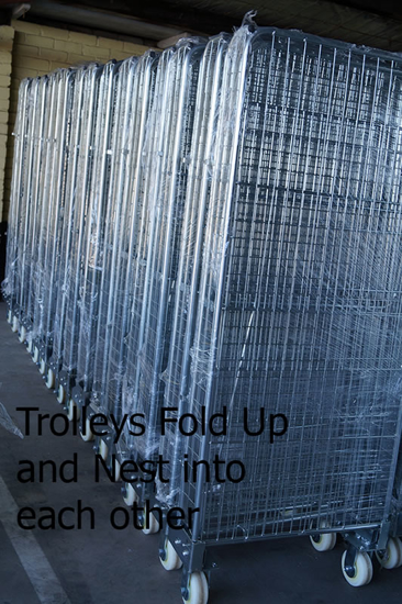 Stock Trolley Full Cage Roof and Door : Stock Trolley with Full Cage ...