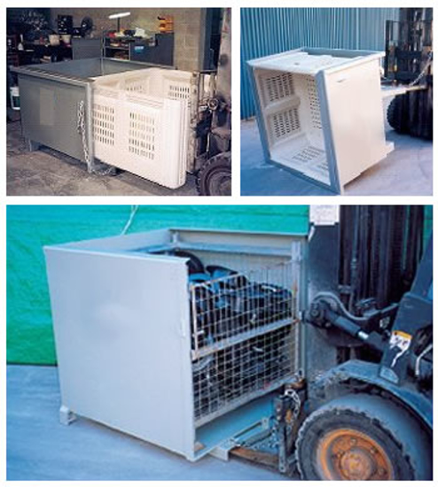 Hydraulic Forward Bulk Bin Tipper