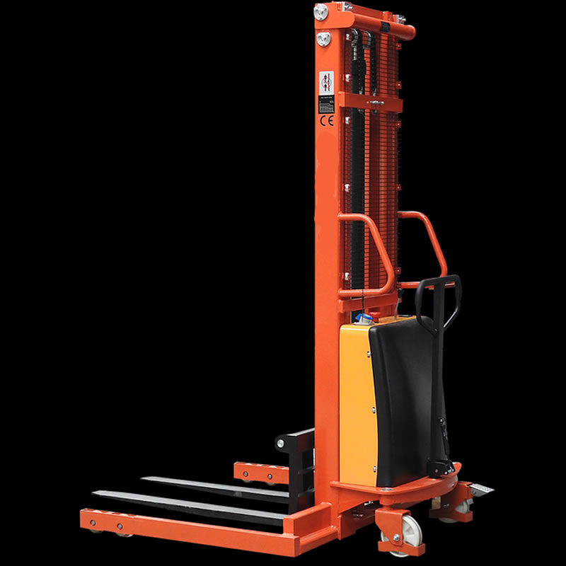 Semi Electric Straddle Stacker 1500kg 3500mm Lift
