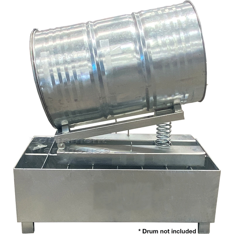 Spring Drum Stand with Spill Bund 1 x 205L Drum | Material Handling ...