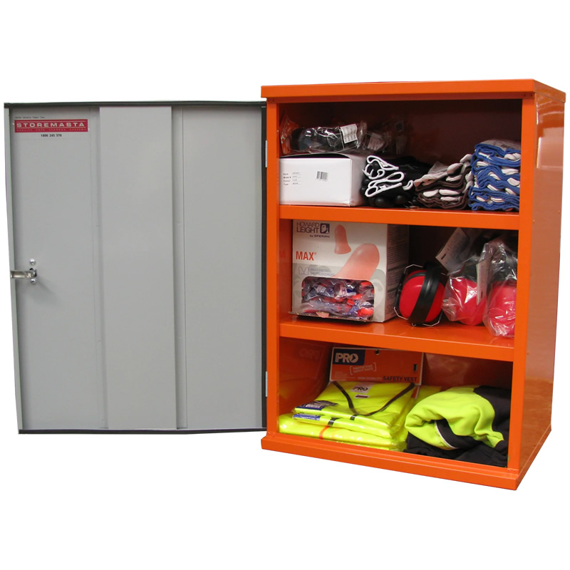 PPE Storage Cabinet Small Single Door with 3 x Shelves | Material ...