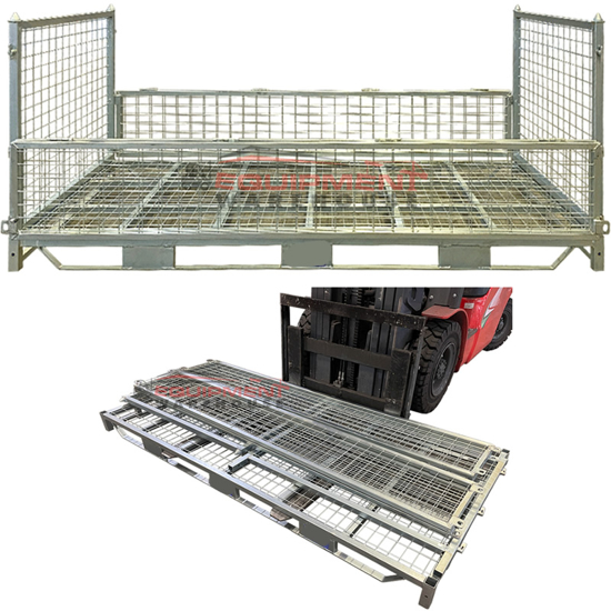 Double Pallet Wide Stillage Cage | Material Handling Equipment ...