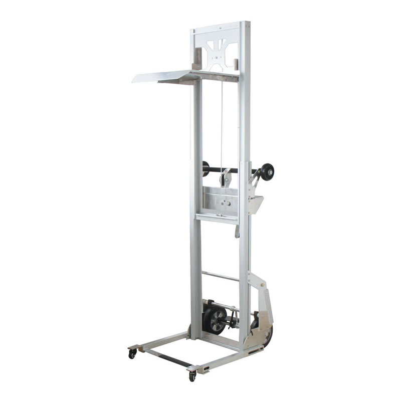 Mini Aluminium Hand Stacker Lifter Trolley 90kg 1.5m