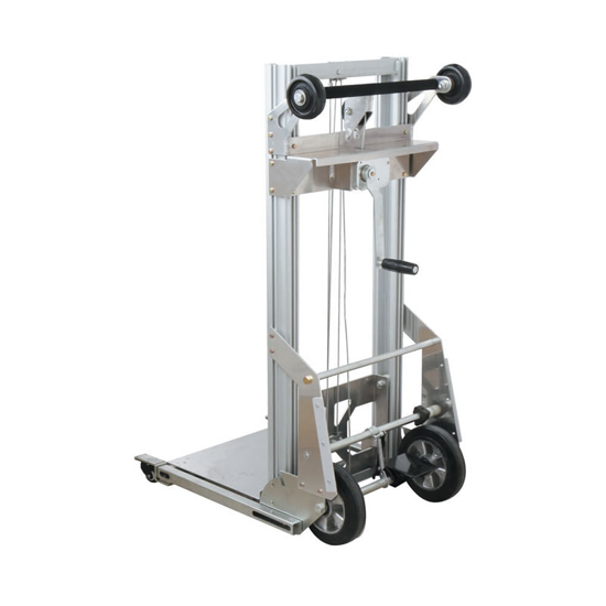 Mini Aluminium Hand Stacker Lifter Trolley 90kg 1.5m