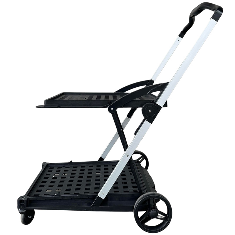 Light Weight Aluminium Folding Crate Trolley 50kg Capacity